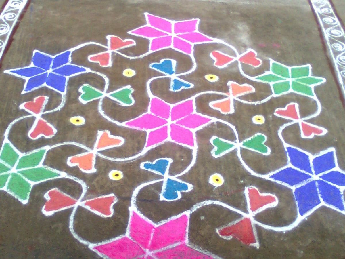 Here’s how to prepare and design kolam for Deepavali effortlessly