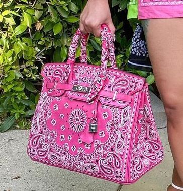 Customised Hermès Birkin bags owned by the Hadid, Kardashian families