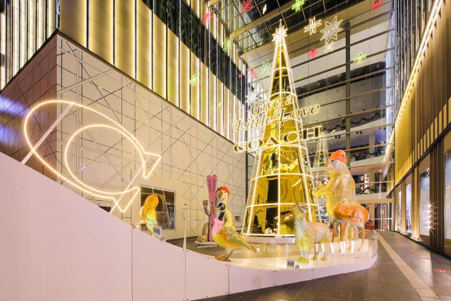 Coach lights up Pavilion Kuala Lumpur with a massive holiday installation