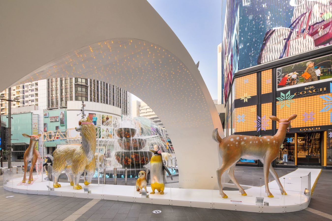 Coach lights up Pavilion Kuala Lumpur with a massive holiday installation