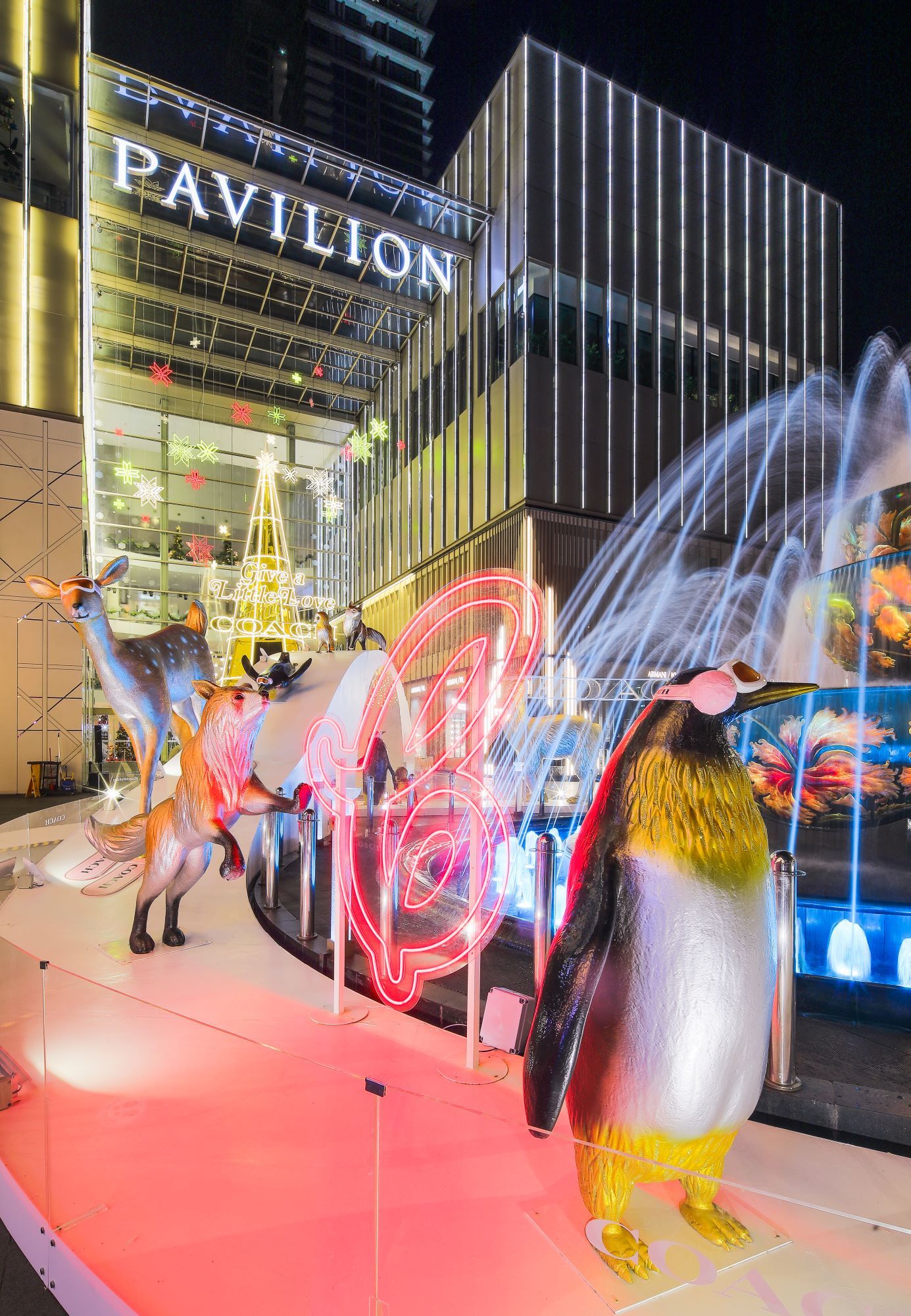 Coach lights up Pavilion Kuala Lumpur with a massive holiday installation