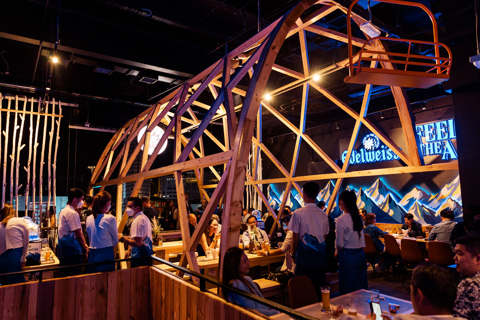 The latest attraction at Resorts World Genting is the Alps bar by Edelweiss