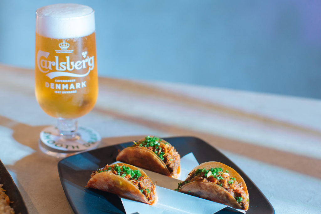 Get ready for a fiery dining experience with Carlsberg Smooth Draught