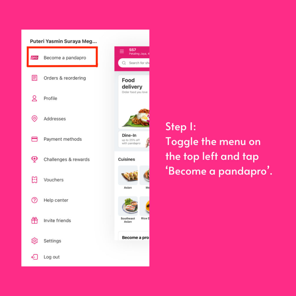 Got pandapro? Snag exclusive discounts on your meals with foodpanda