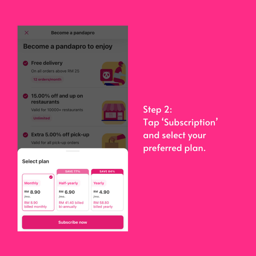 Got pandapro? Snag exclusive discounts on your meals with foodpanda