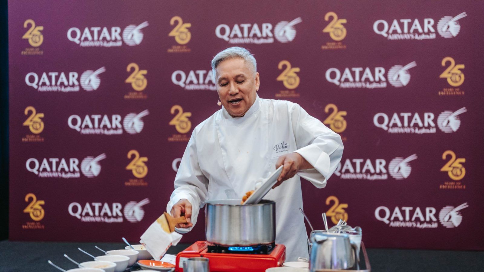 Qatar Airways launches a new Business Class menu with Chef Wan