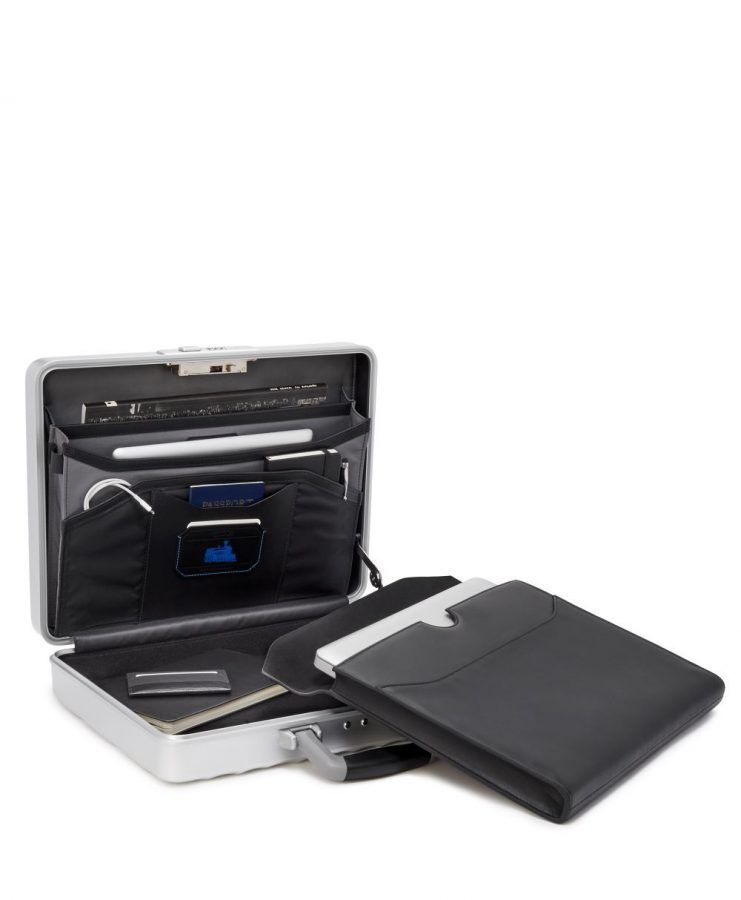 Spot TUMI's 19 Degree Aluminum in Brad Pitt’s ‘Bullet Train’