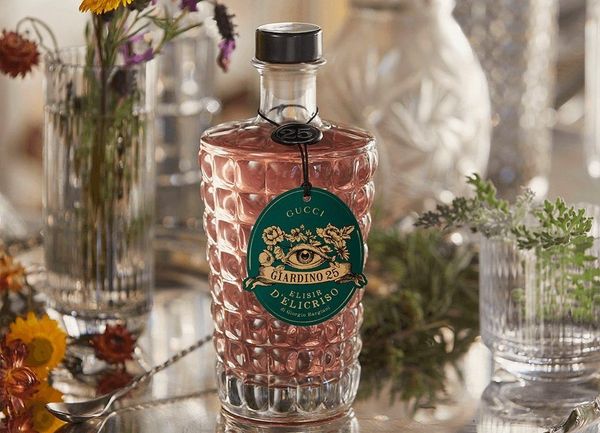 Take a sip of Gucci's signature cocktail named Elisir D'Elicriso