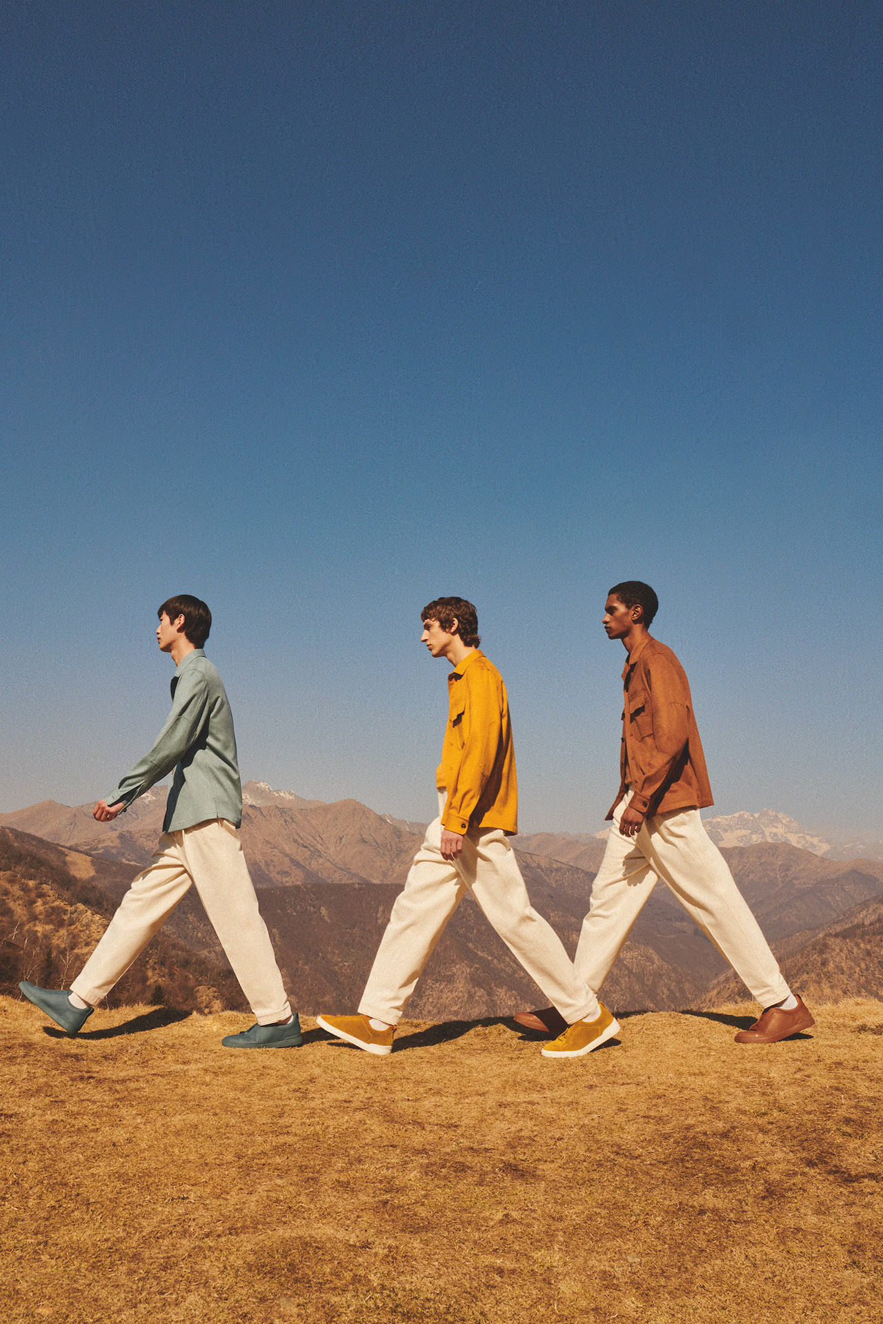 Zegna redefines the Triple Stitch Sneaker for Fall/Winter 2022