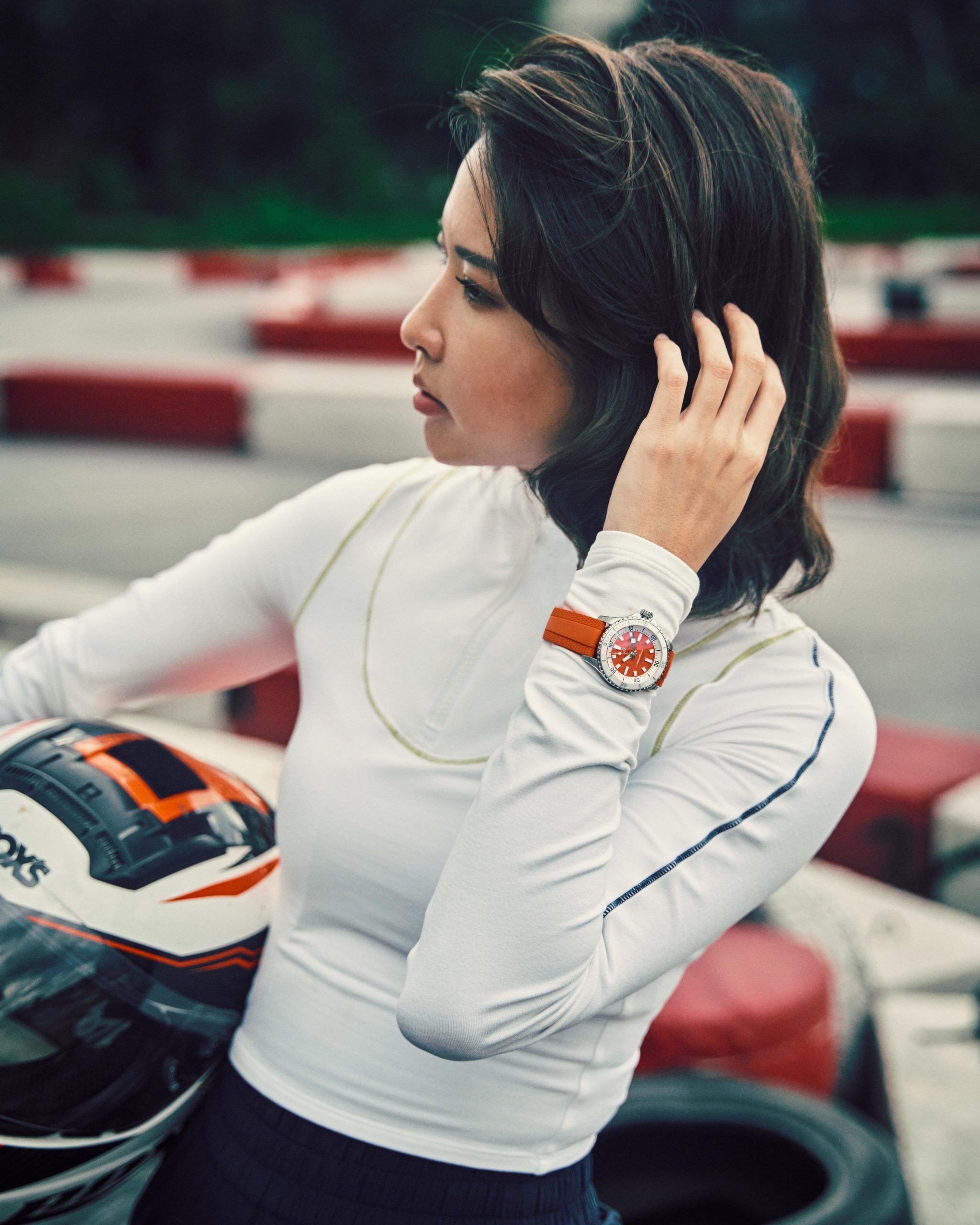 Watch Jazeman Jaafar & Bella Kuan tackle each other’s sport with Breitling