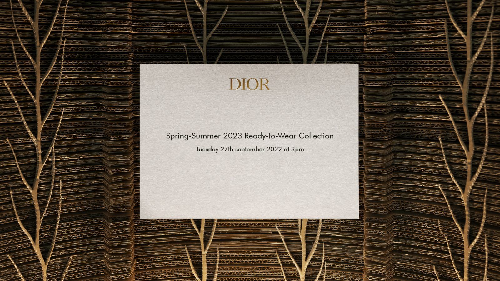 Watch Dior Spring/Summer 2023 show livestream here