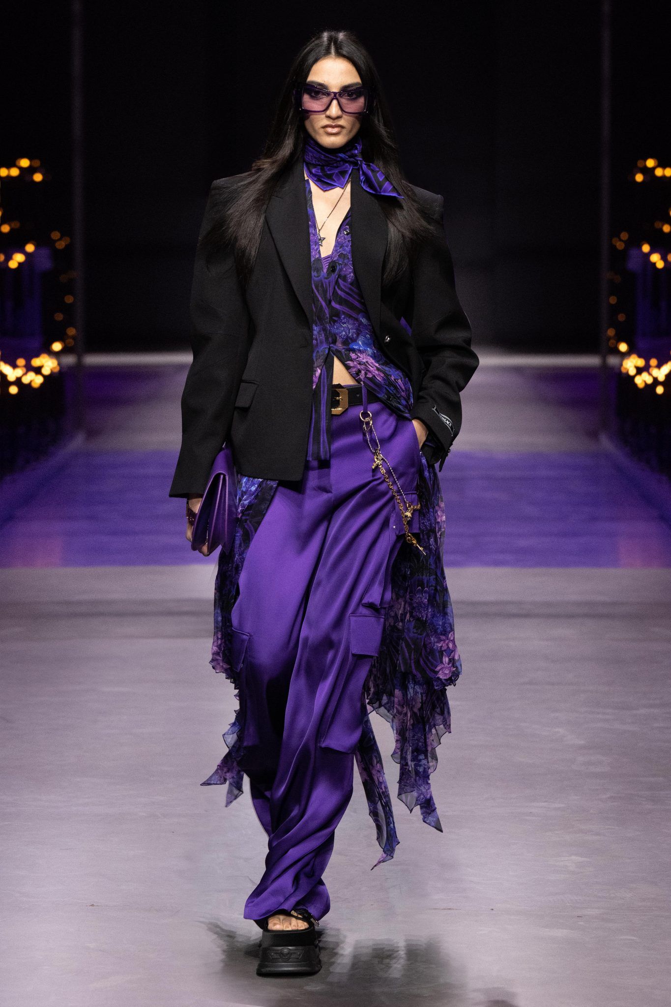Versace Spring Summer 2023 is a reflection of the Dark Gothic Goddess