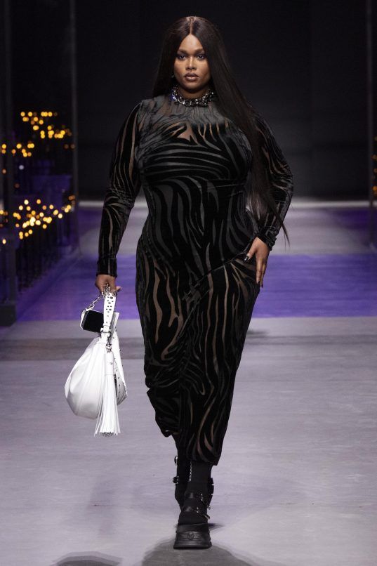 Versace Spring Summer 2023 is a reflection of the Dark Gothic Goddess