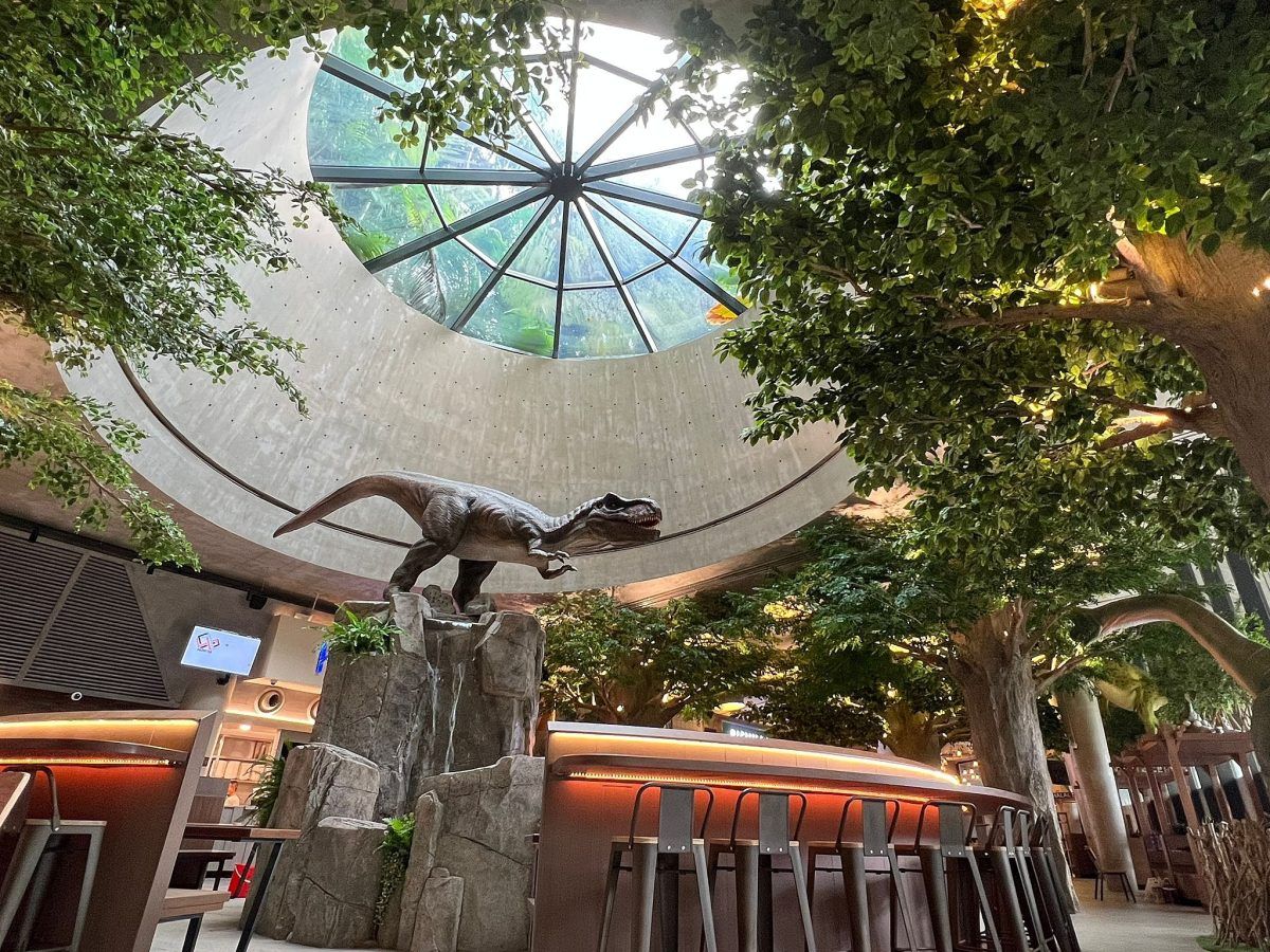 Jurassic Nest: What to know about Singapore's dinosaur-themed food hall