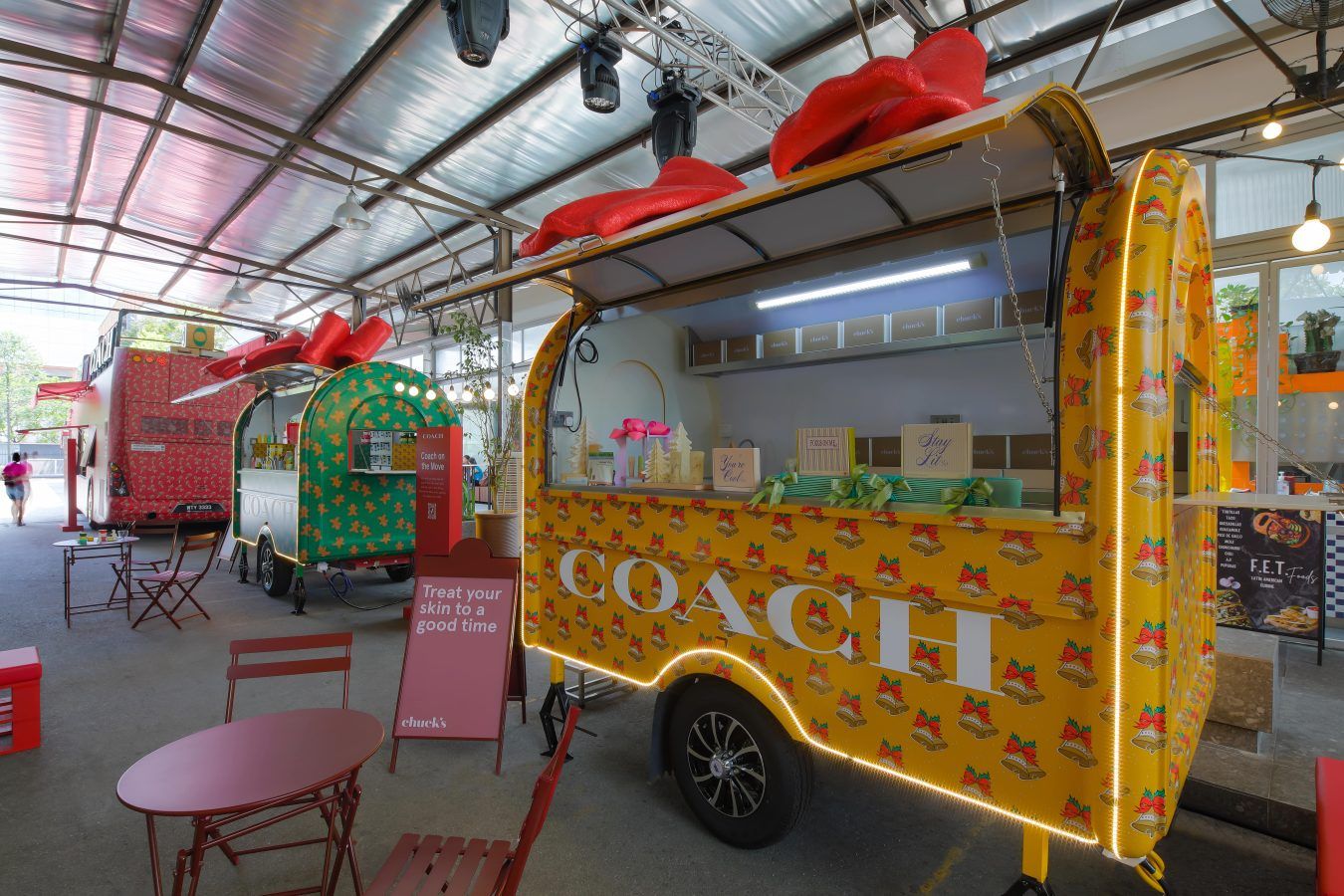 Coach rings in the holiday season with ‘Coach on the Move’