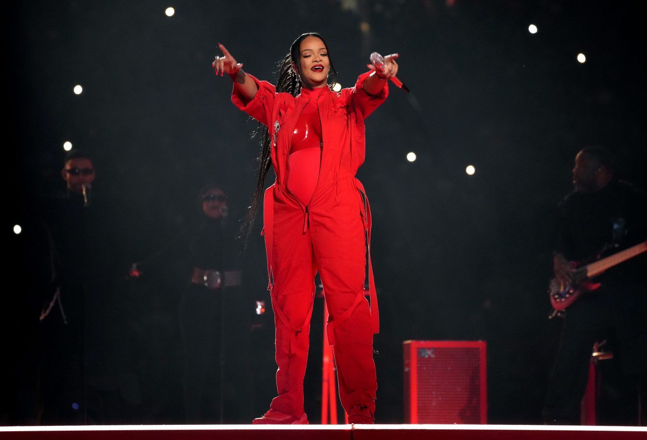 Rihanna Stuns In Loewe And Alaïa At The Super Bowl 2023