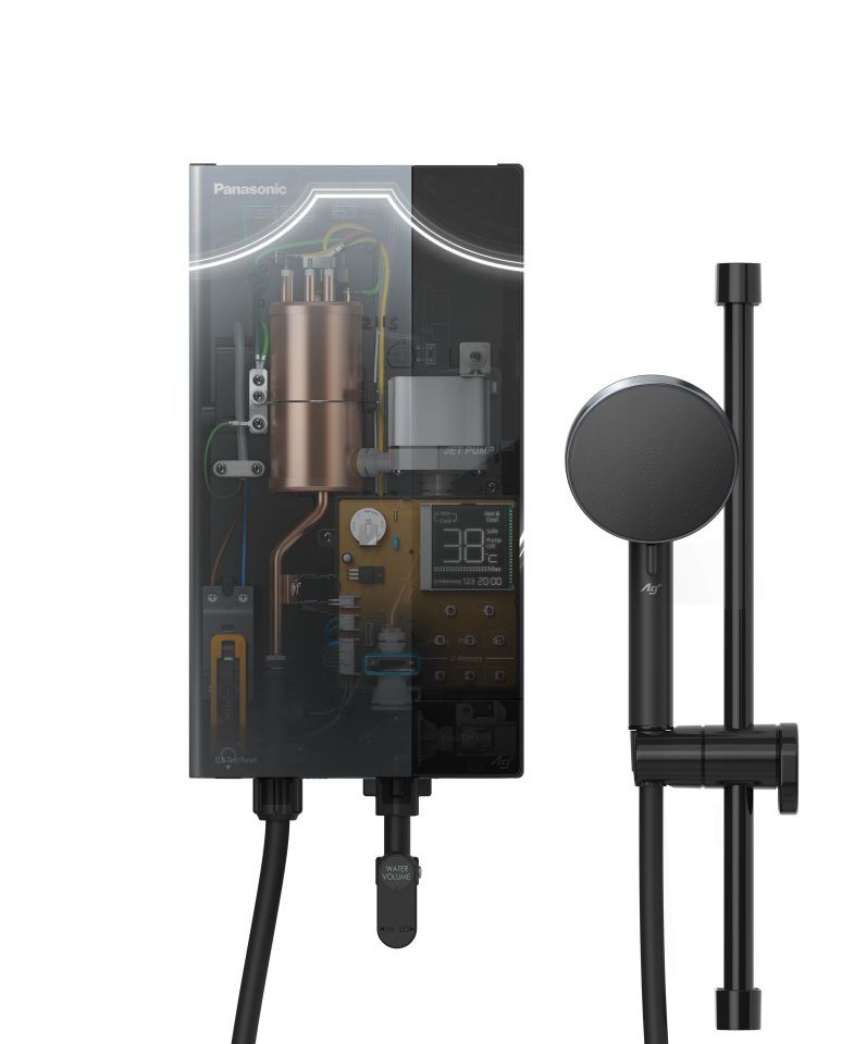 Panasonic U Series Jet Pump Water Heater is sleek, safe and spa-like