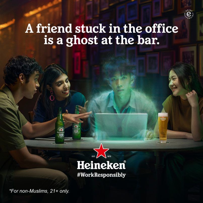 Heineken says no to overworking in its latest 'Work Responsibly' campaign