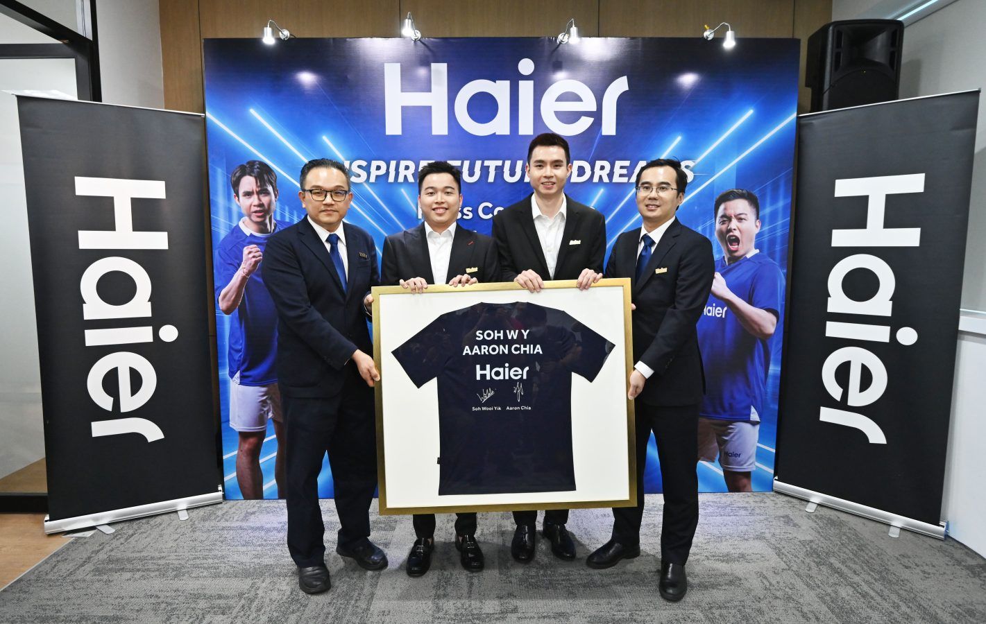 Aaron Chia-Wooi Yik named brand ambassadors for Haier Malaysia
