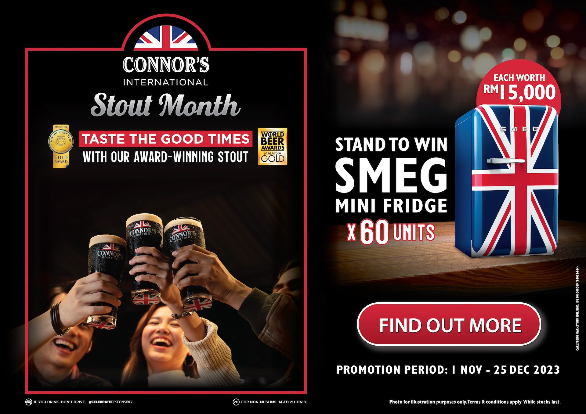 Celebrate International Stout Month with Connor’s