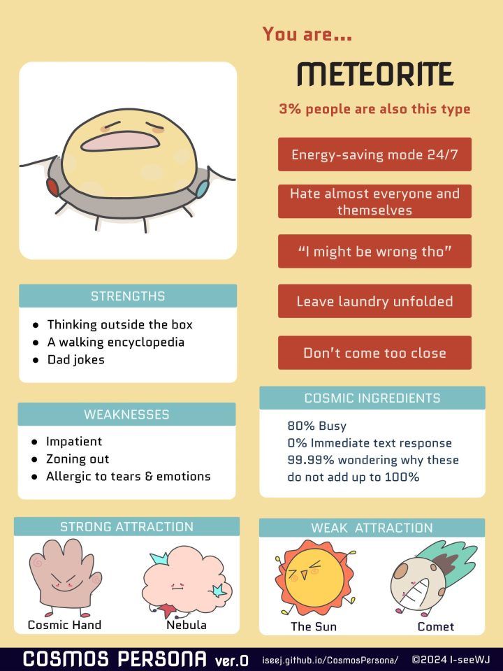 How to take the Cosmos Persona test viral on Instagram Stories