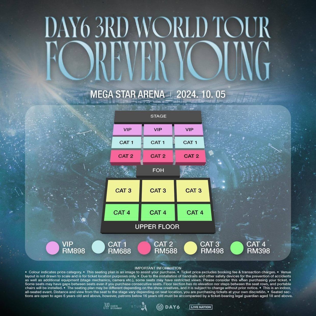 DAY6 to make their Malaysian debut on the Forever Young World Tour