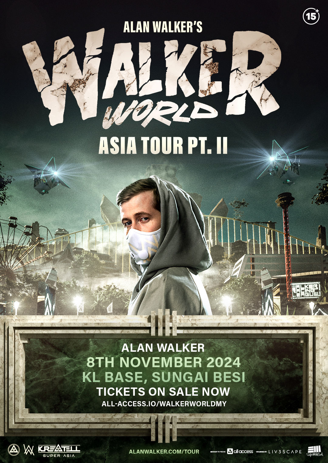 Alan Walker returns to Malaysia with 'Walkerworld Asia Tour Part 2' concert