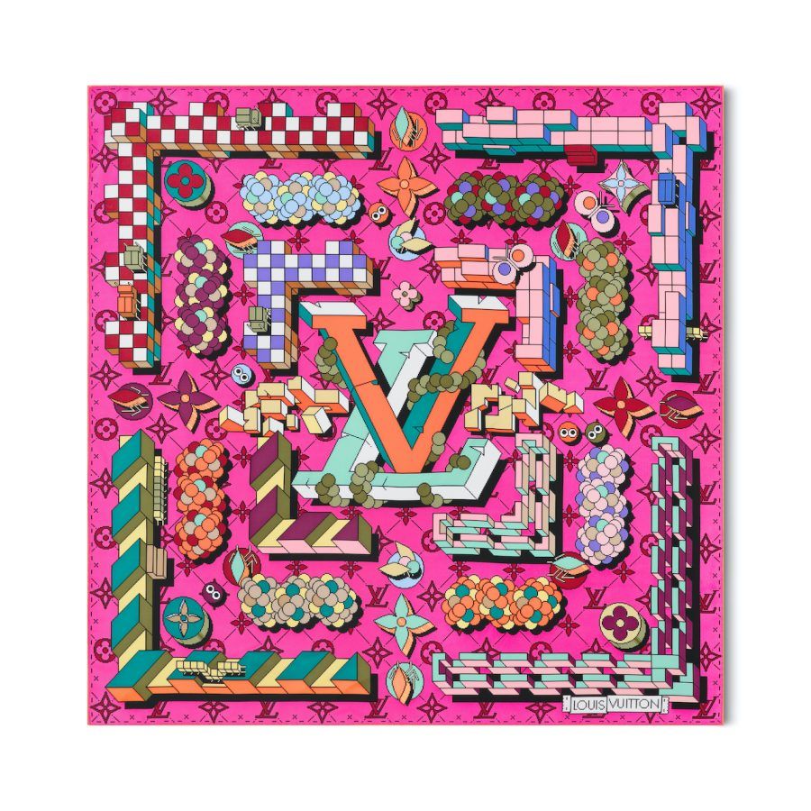Louis Vuitton teams up with five renowned artists for LV Art Silk Squares