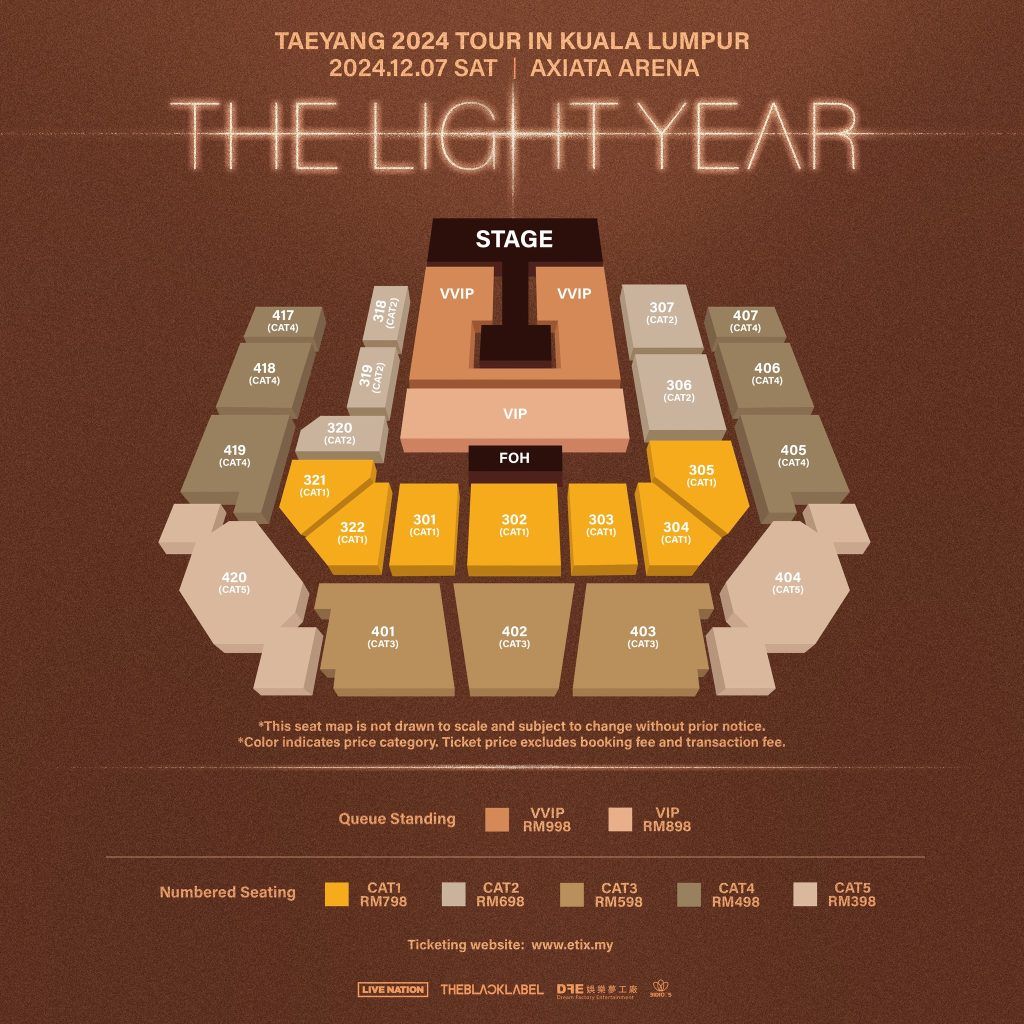 Taeyang The Light Year Tour in KL 2024: Ticket prices, setlist, and more
