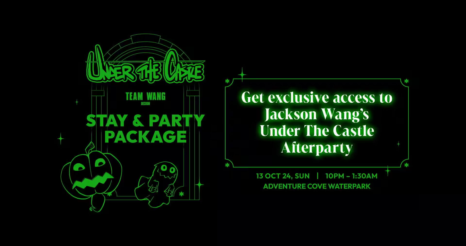 Jackson Wang in Singapore for fan sign and after party at RWS this 2024