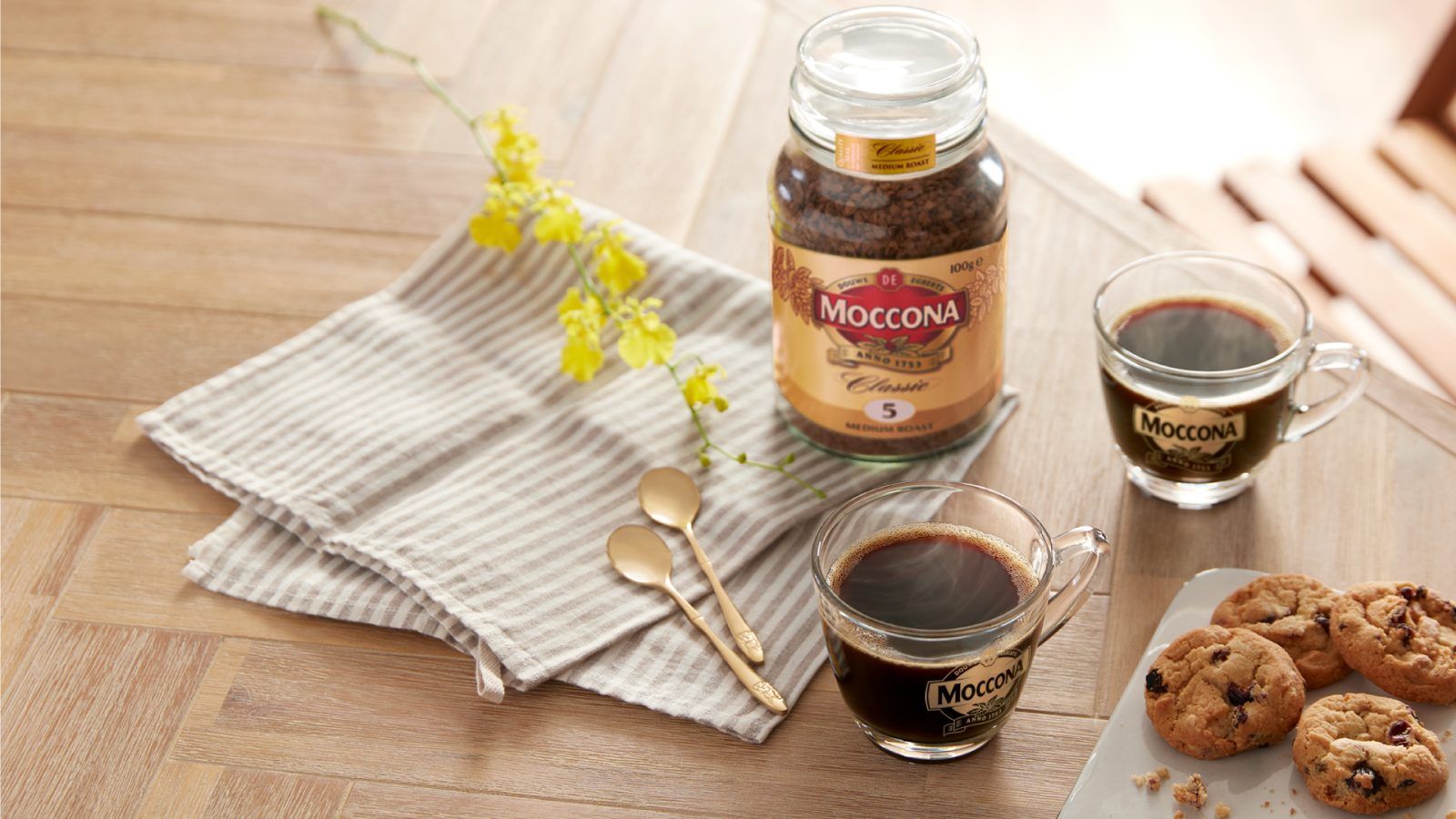 Romanticise your morning cup of coffee with MOCCONA