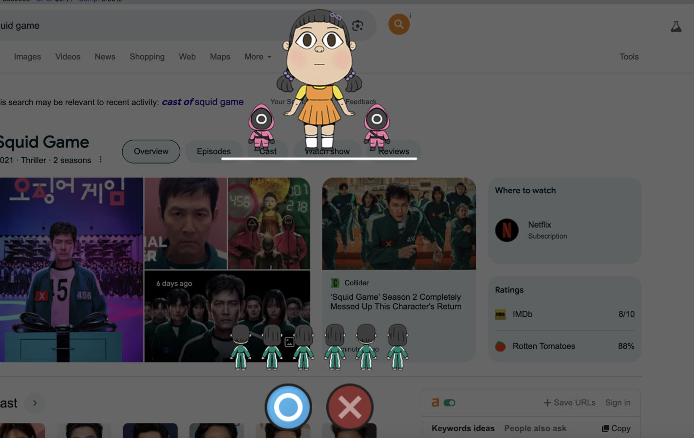 How to play the Squid Game season 2 minigame on Google | LSA KL