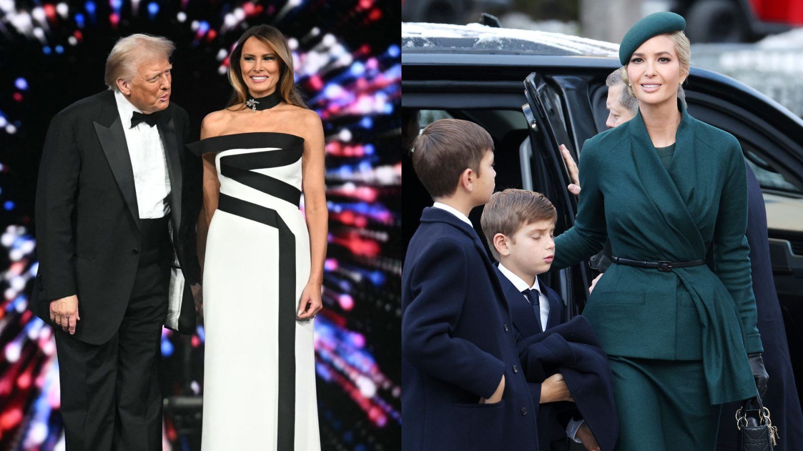 Best-dressed at Trump inauguration: Melania Trump & more