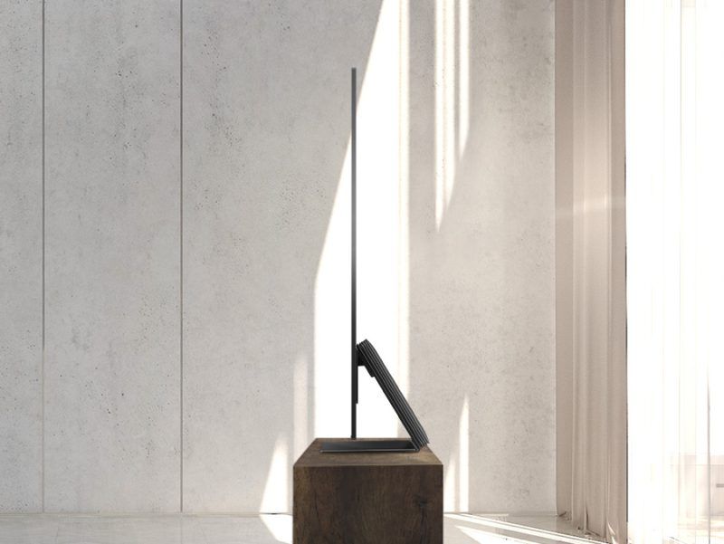 The Samsung OLED is so thin, you wouldn’t believe it’s a TV