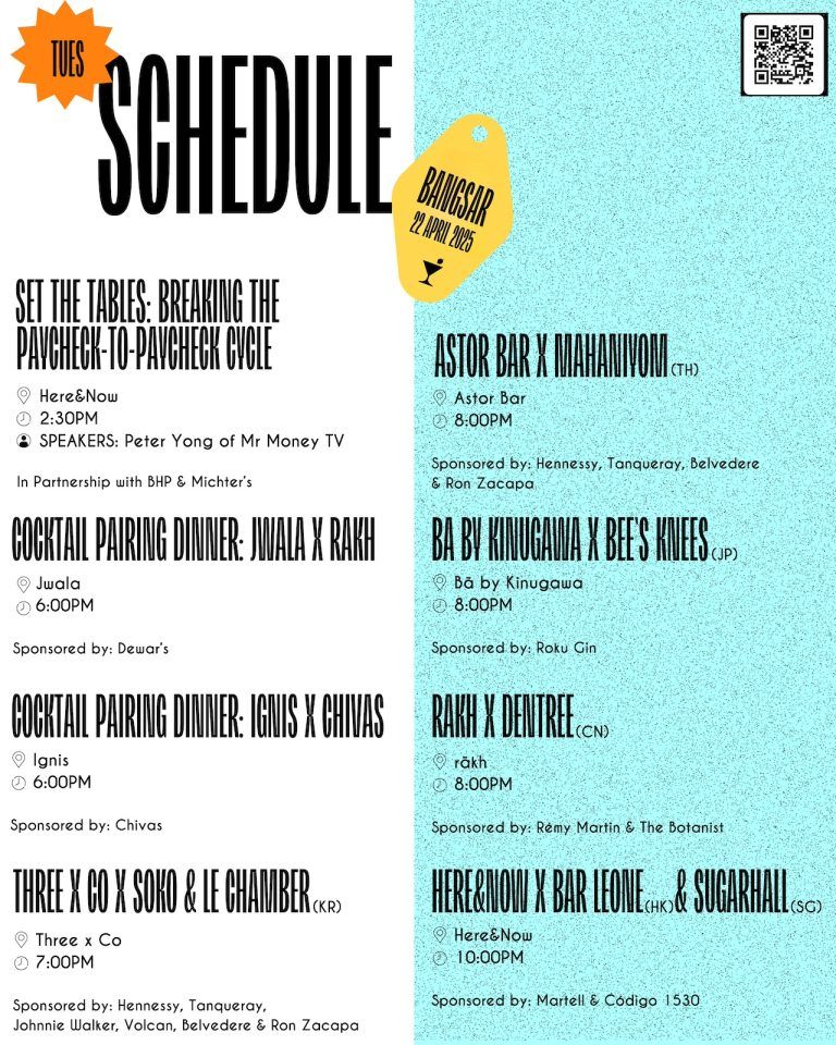 Kuala Lumpur Cocktail Week 2025: Full schedule and all the ...