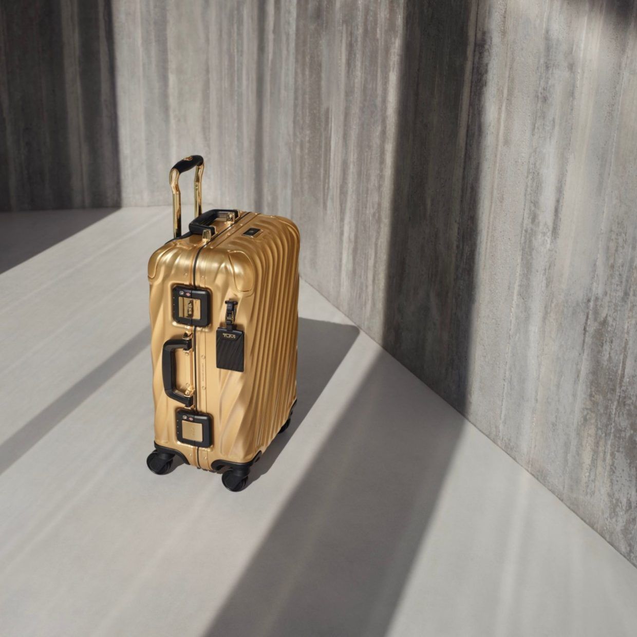 TUMI celebrates 50th anniversary with audacious Gold Collection