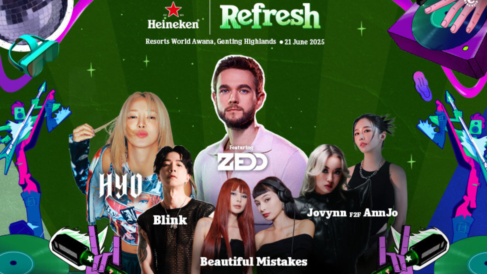 Heineken Refresh 2025 concert guide: How to get there and full lineup