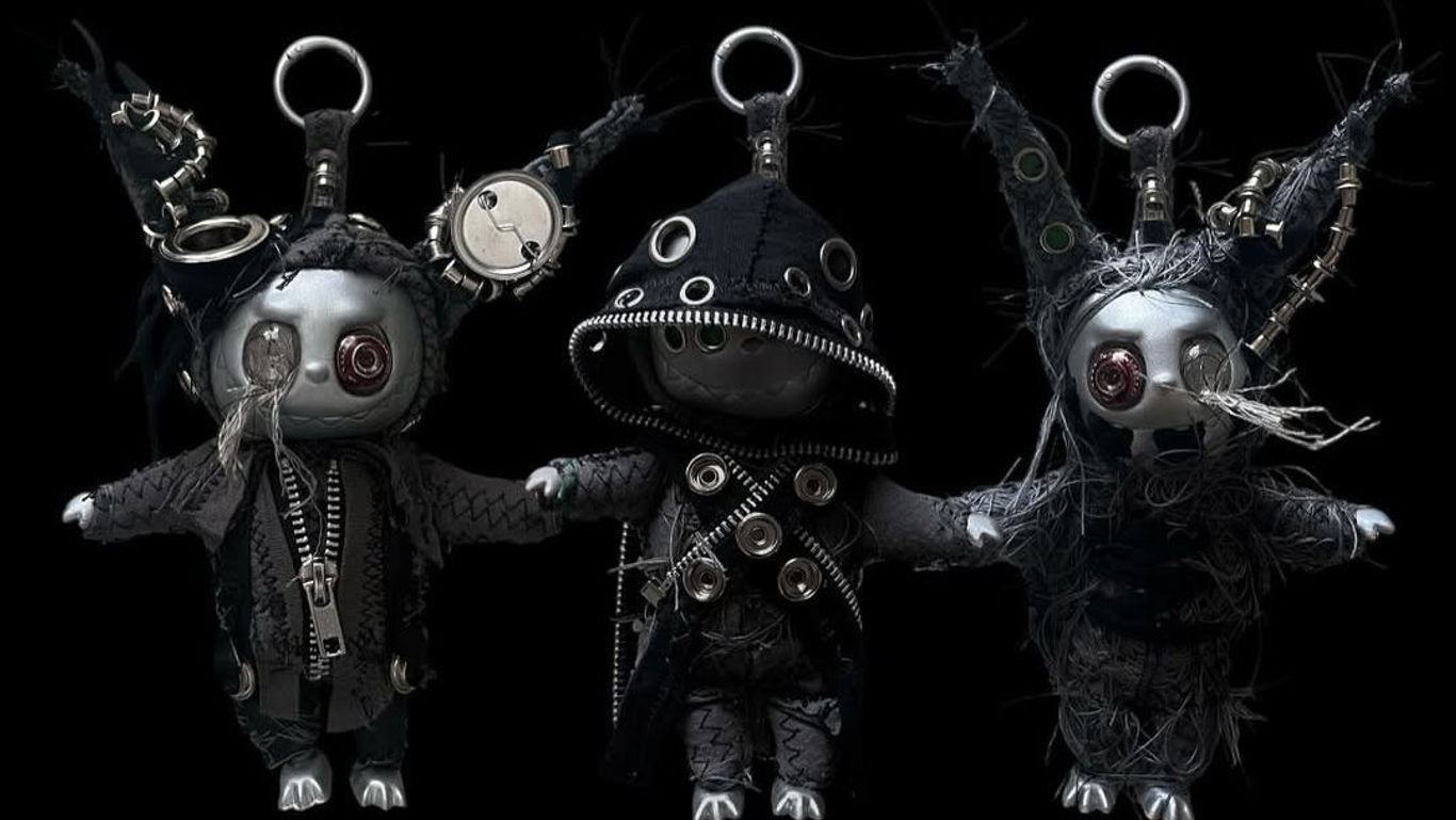xenon.earth Creates Dystopian Labubu Bag Charms Called LAVOODOO