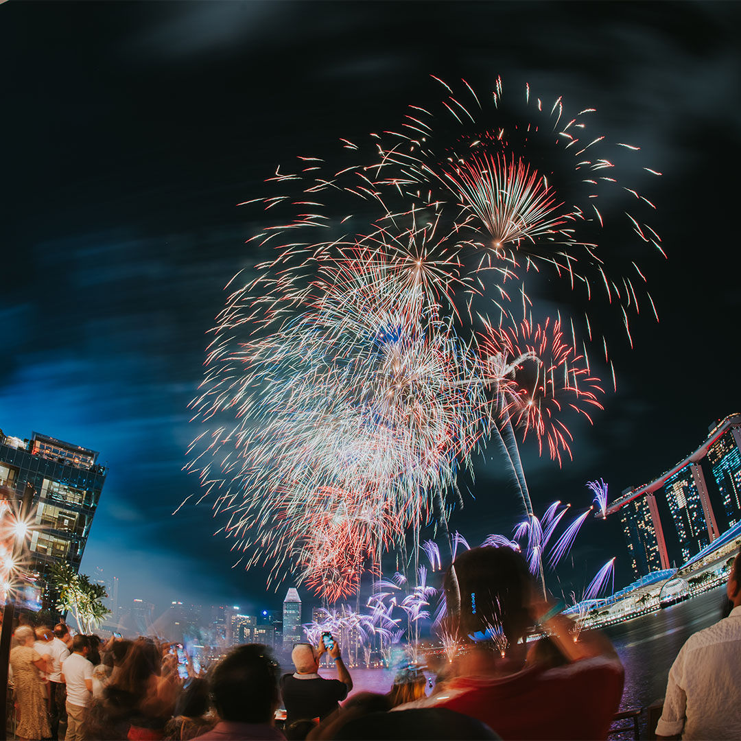 New Year Fireworks Singapore 2025