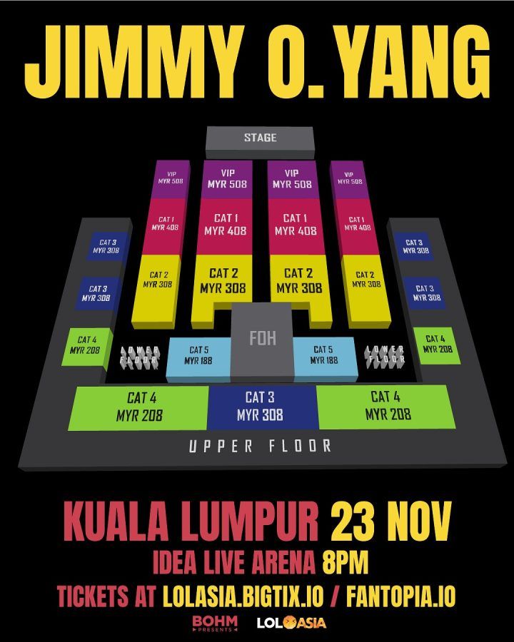Jimmy O. Yang live in Malaysia 2025: Venue, ticket prices, and more