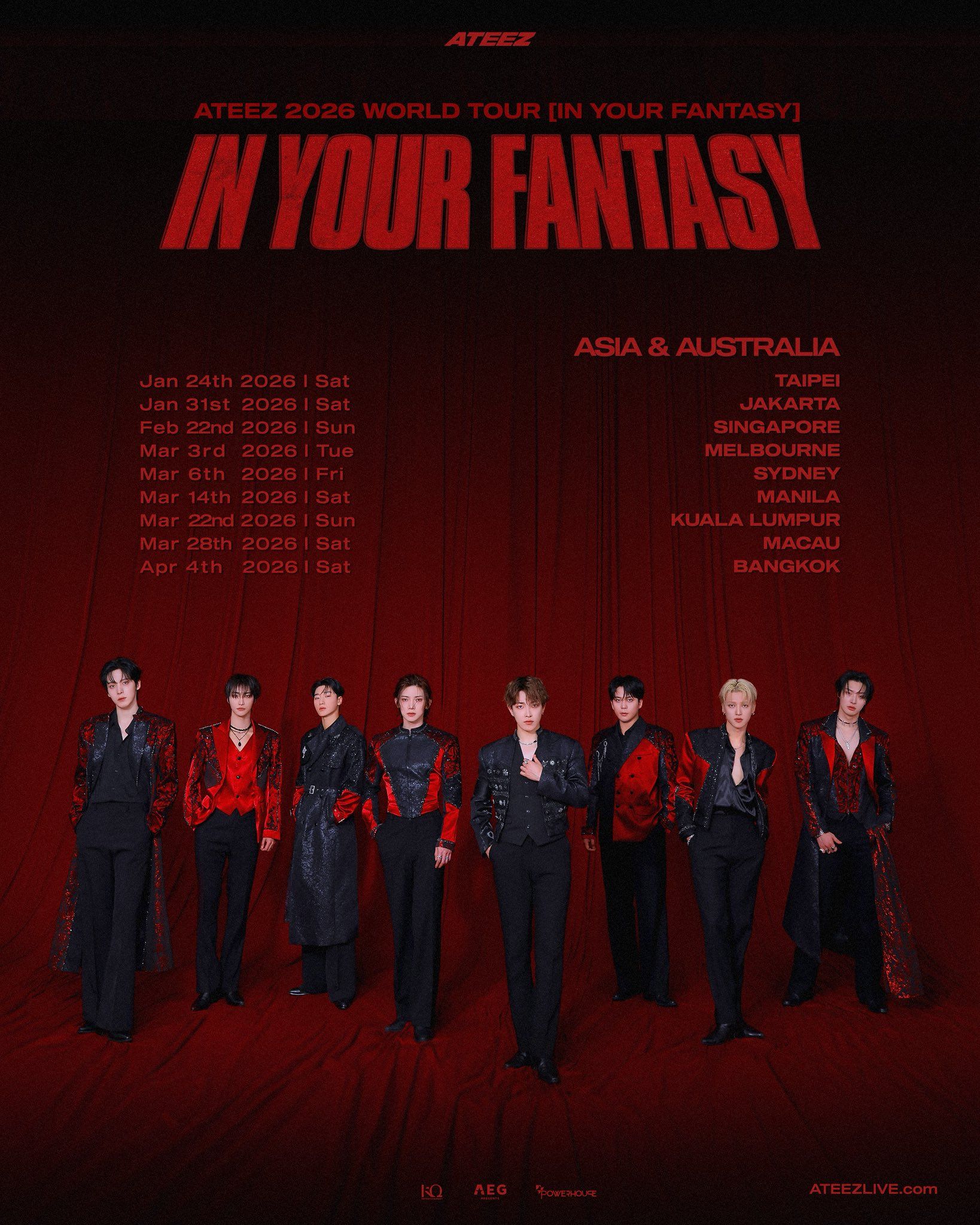 ATEEZ returns to Malaysia for their ‘IN YOUR FANTASY’ 2026 World Tour