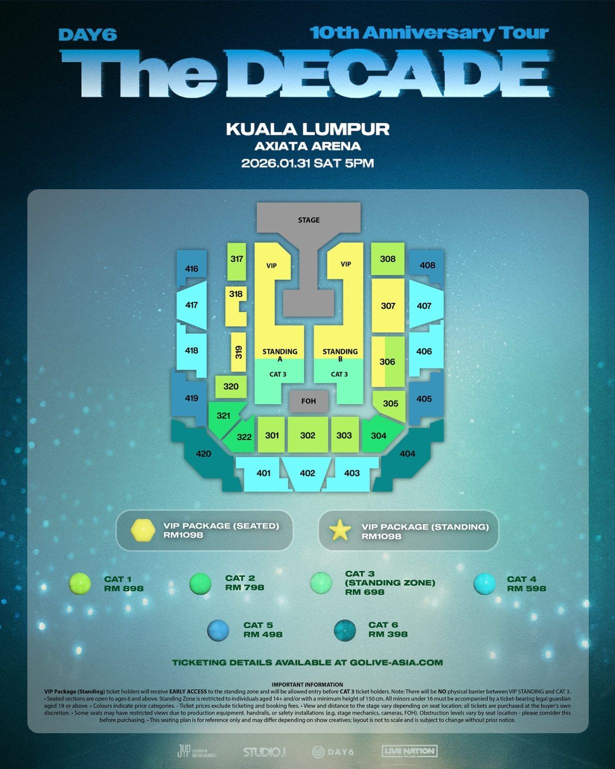 DAY6 concert in Malaysia 2026: Venue, ticket prices, and more | LSA KL