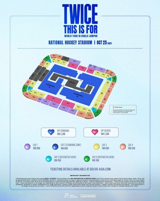 TWICE Malaysian Concert 2025: Ticket prices and presale details