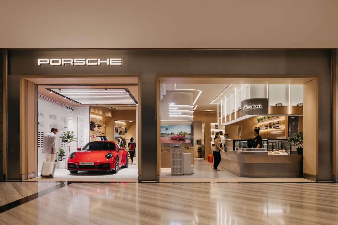Porsche opens a lifestyle space and cafe at Changi Jewel Airport | LSA KL