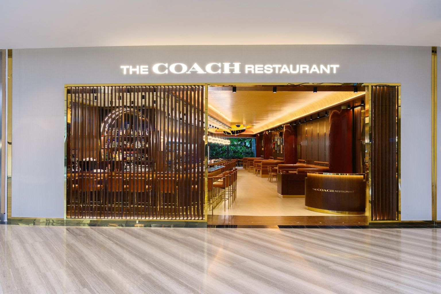 The Coach Restaurant officially opens in Singapore's Jewel Changi Airport