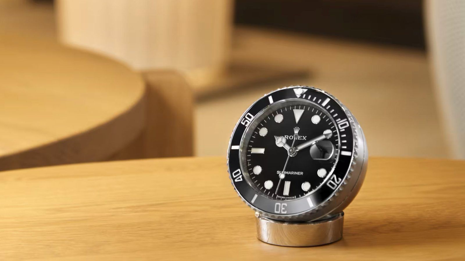 You can now buy a desk clock version of the Rolex Submariner Date
