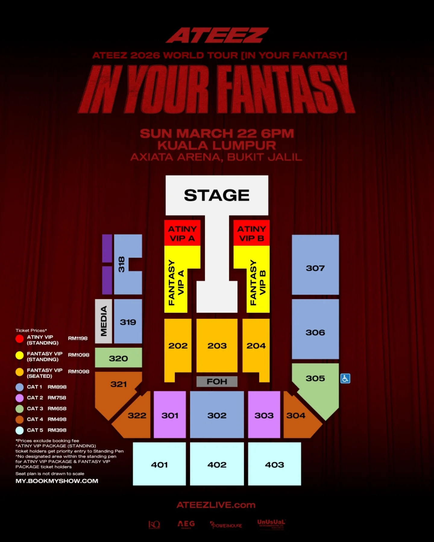 ATEEZ concert in Malaysia 2026: Venue, ticket prices, and everything else