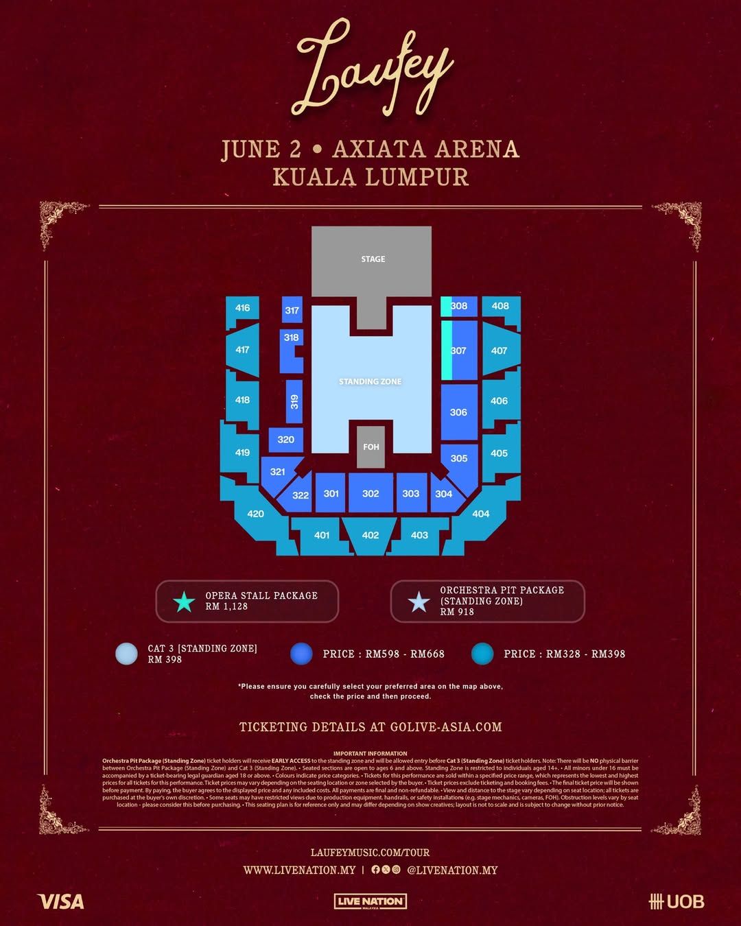 Laufey concert in Malaysia 2026: Venue, ticket prices, VIP benefits ...