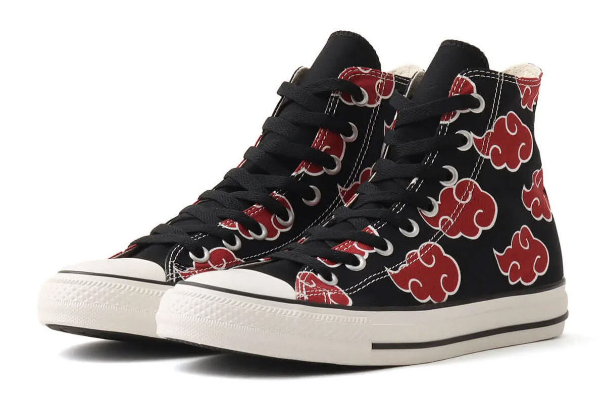 Converse Japan joins the Akatsuki in new Naruto Shippuden collection