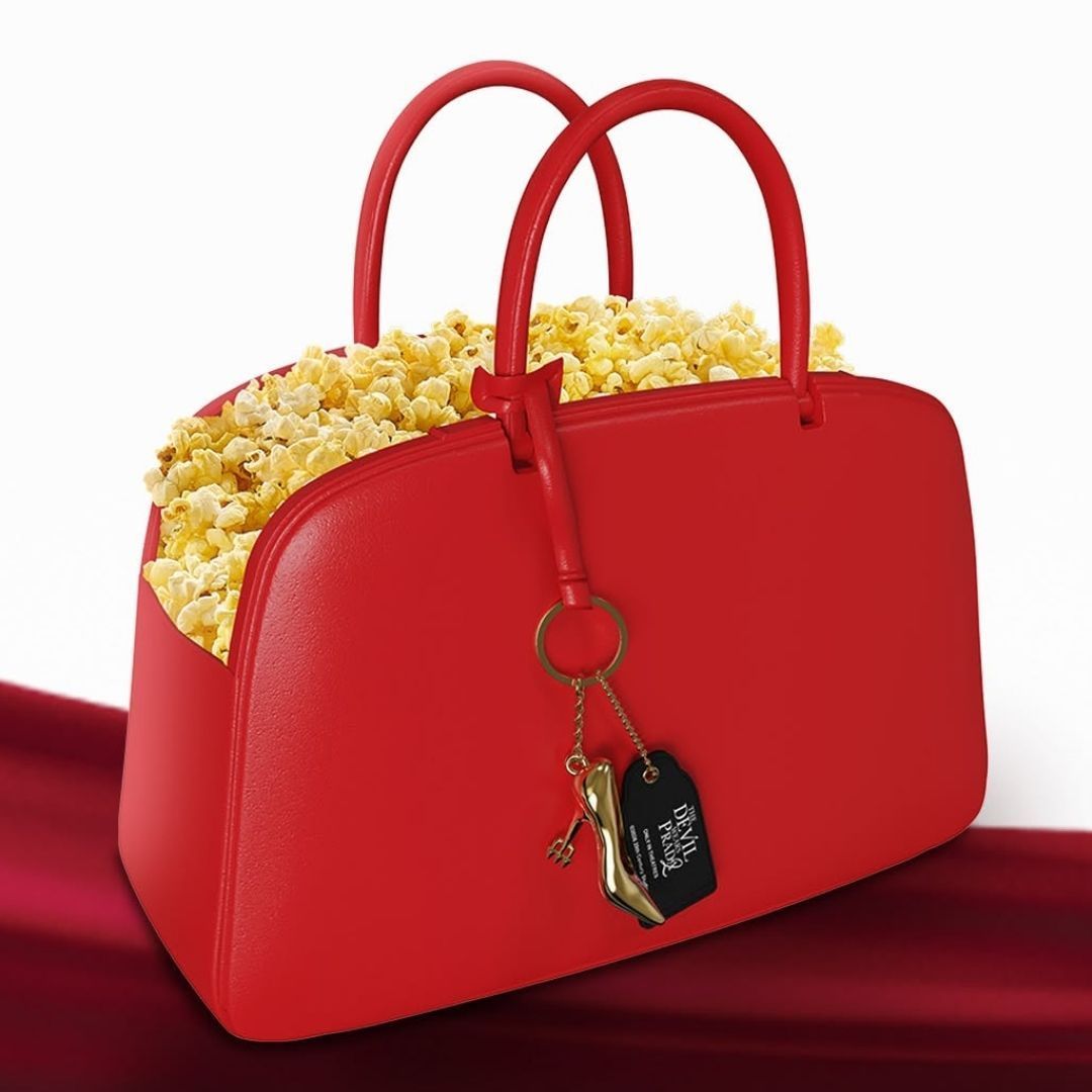 The internet is obsessed with the Devil Wears Prada 2 handbag popcorn ...